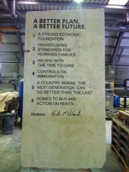 Mail finally tracks down the Miliband tablet of stone | Stone Specialist